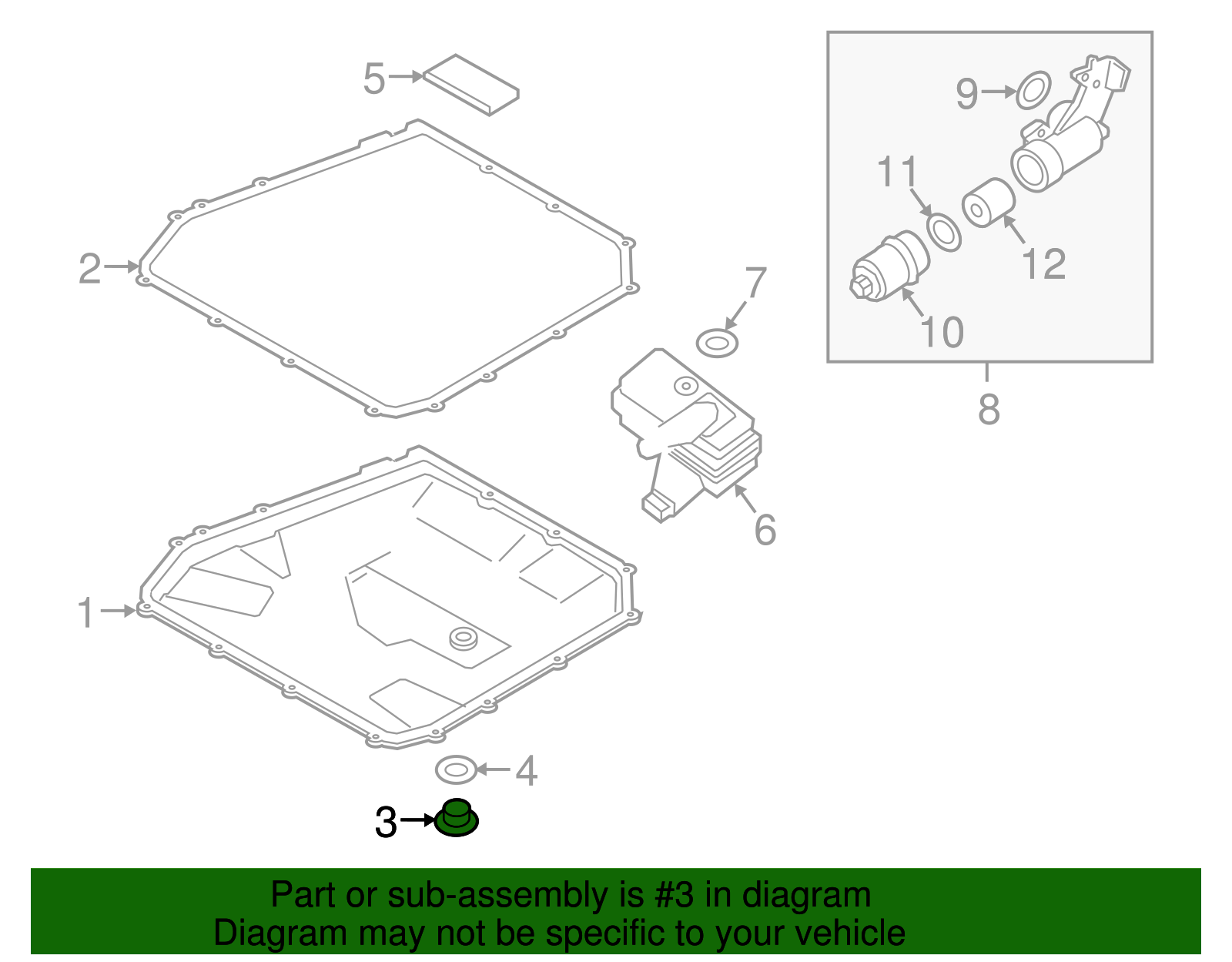2015-2025 Porsche Macan Drain Plug PAF-005-282 | Sunset Porsche Parts