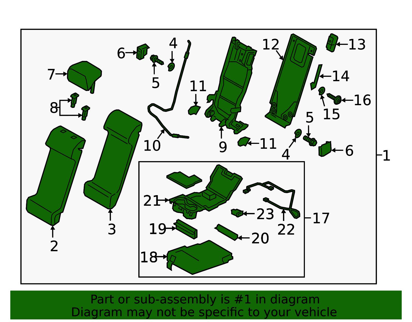 2021-2022 Mazda CX-5 Seat Back Assembly KB8E-57-450D-02 | Mazda Parts Deals