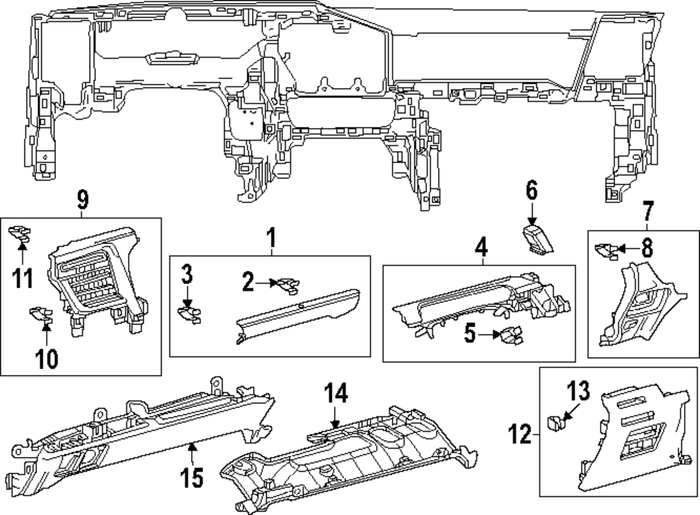 55410-60060-C0 - 2024 Lexus GX550 - Cluster Trim | My L Parts