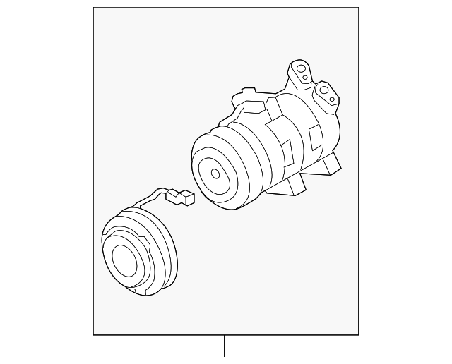 8L8Z-19703-B - Compressor Assembly 2008-2012 Ford | Ford Parts Direct