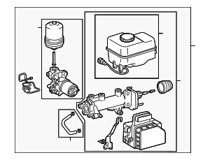 2009-2011 Lexus LX570 | Actuator Assembly | 47050-60331 | OEM Vehicle Parts