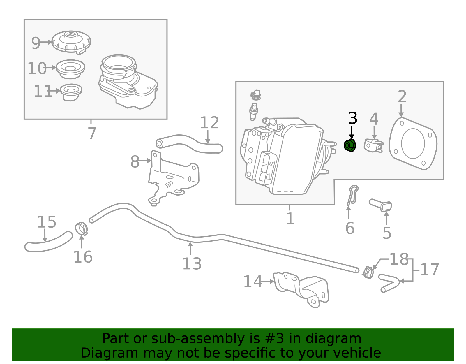 94050-08080 - Power Brake Booster Nut 1998-2025 Honda | Honda Parts Online