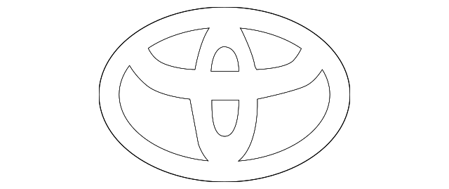 Genuine Toyota Emblem part# 75432-06030 for 2007-2025 Toyota | Ourisman ...