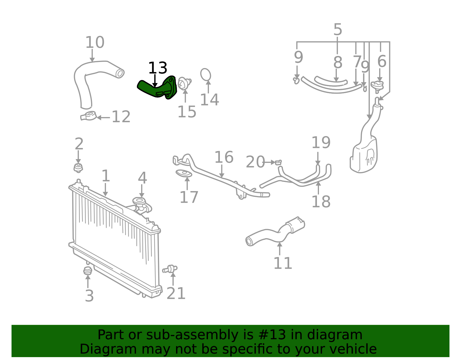 16321-28010 - Thermostat Housing 2001-2010 Toyota | Norm Reeves Toyota ...