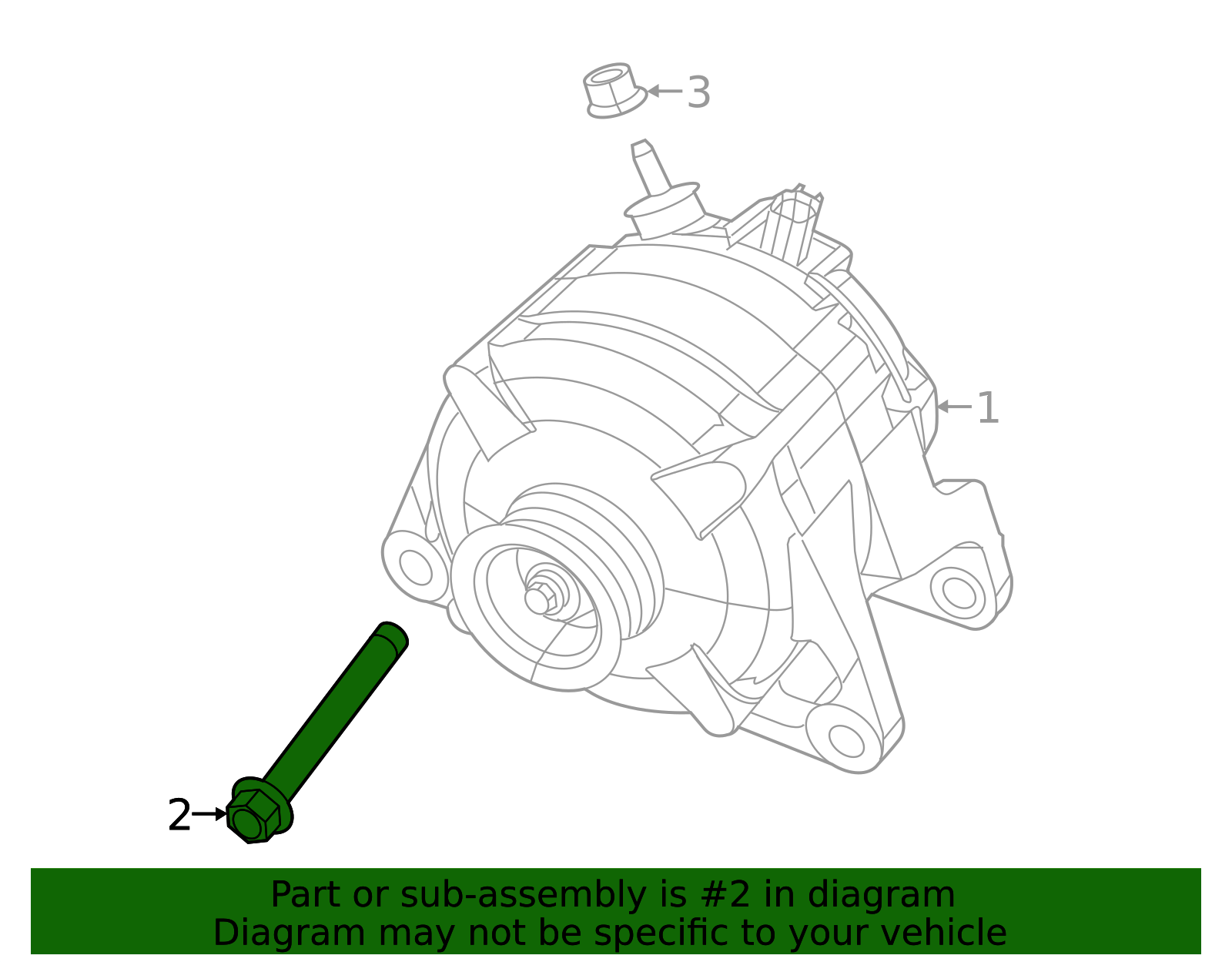 Alternator Bolt 06102431AA | Mopar Parts Canada