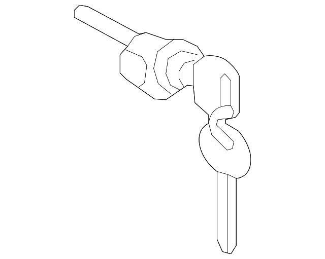 2003-2008 Toyota Matrix Lock Cylinder 69052-01030 | OEM Parts Quick