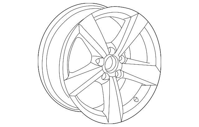 5C0-601-025-AL-8Z8 - Wheel, Alloy 2013-2017 Volkswagen Beetle ...