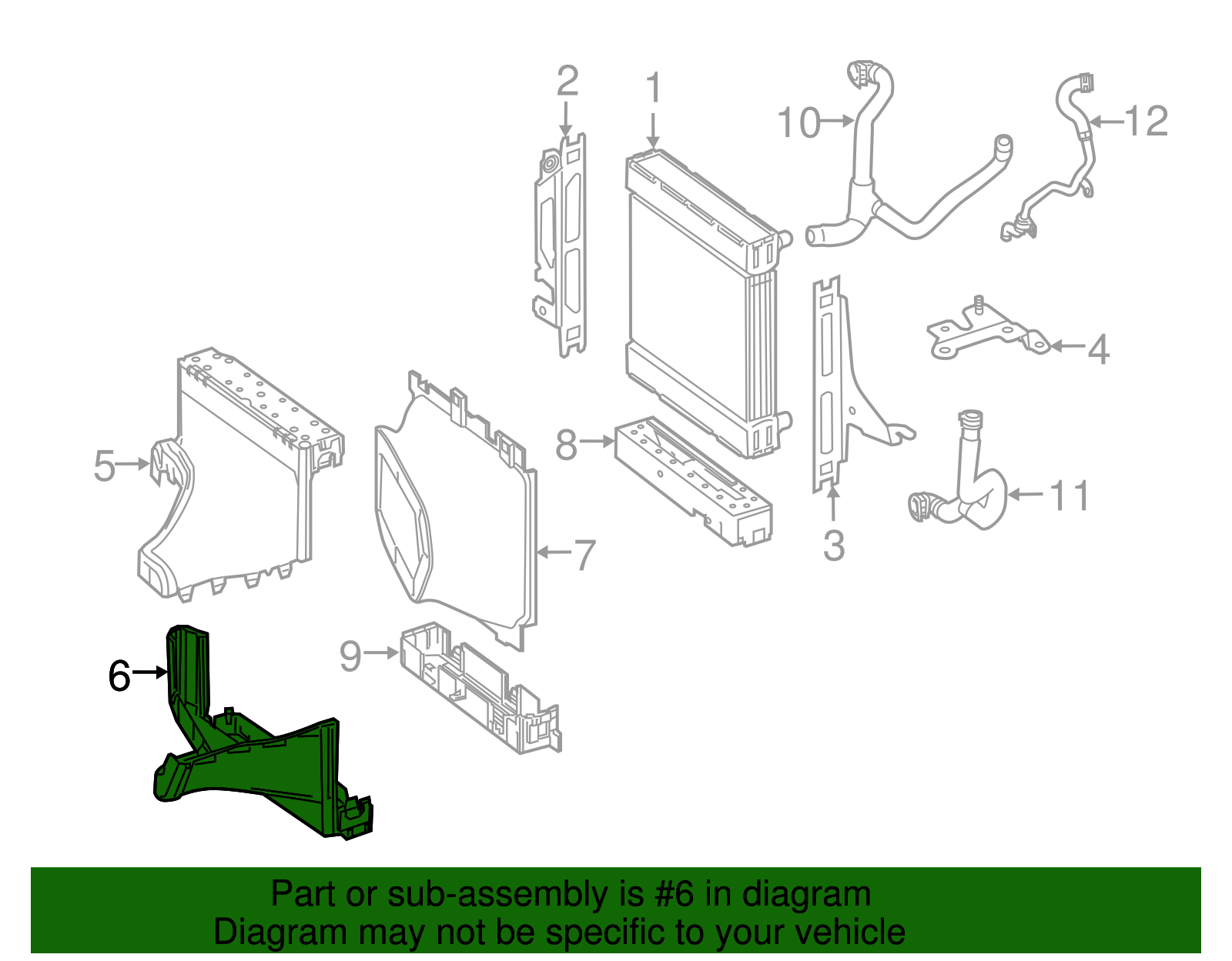 218-500-07-16 - High-Quality Radiator Support Air Duct for 2012-2016 ...