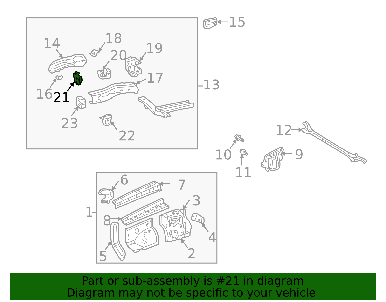 2002-2018 Toyota Front Reinforced 57151-06010 | MotorMotor