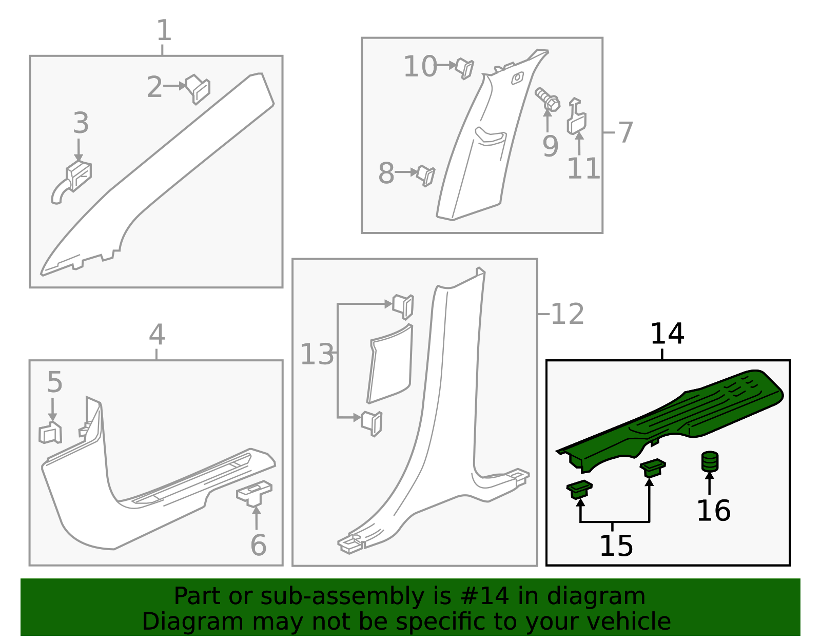 Buy Genuine GM Auto Parts - Molding (Part # 84243552) | GM Parts Store