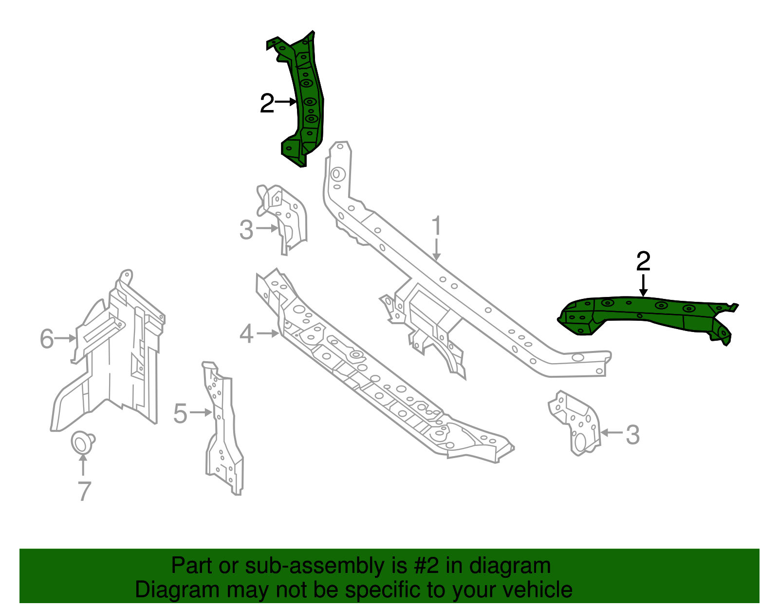 2017-2019 Nissan Sentra Outer Support F2512-3ZLMA | Temecula Nissan Parts
