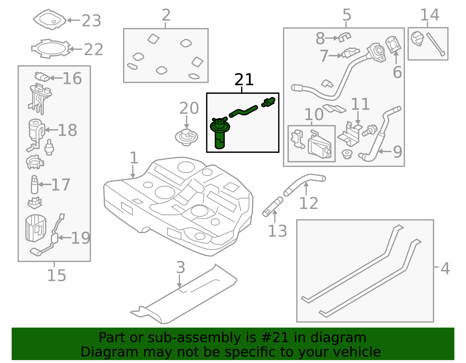 2011-2016 Kia Fuel Tank Roll Over Valve 31155-3R500 | OEM Parts Online