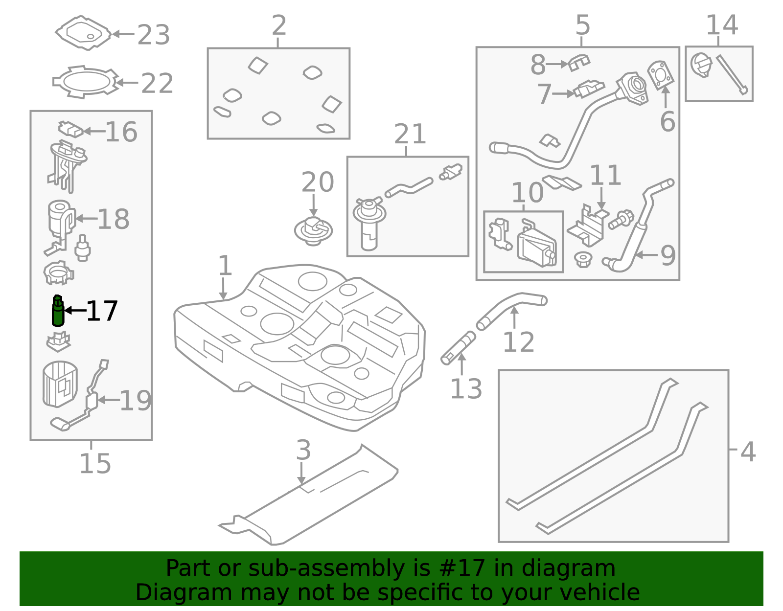 2011-2016 Kia Fuel Pump 31111-3S400 | TascaParts.com