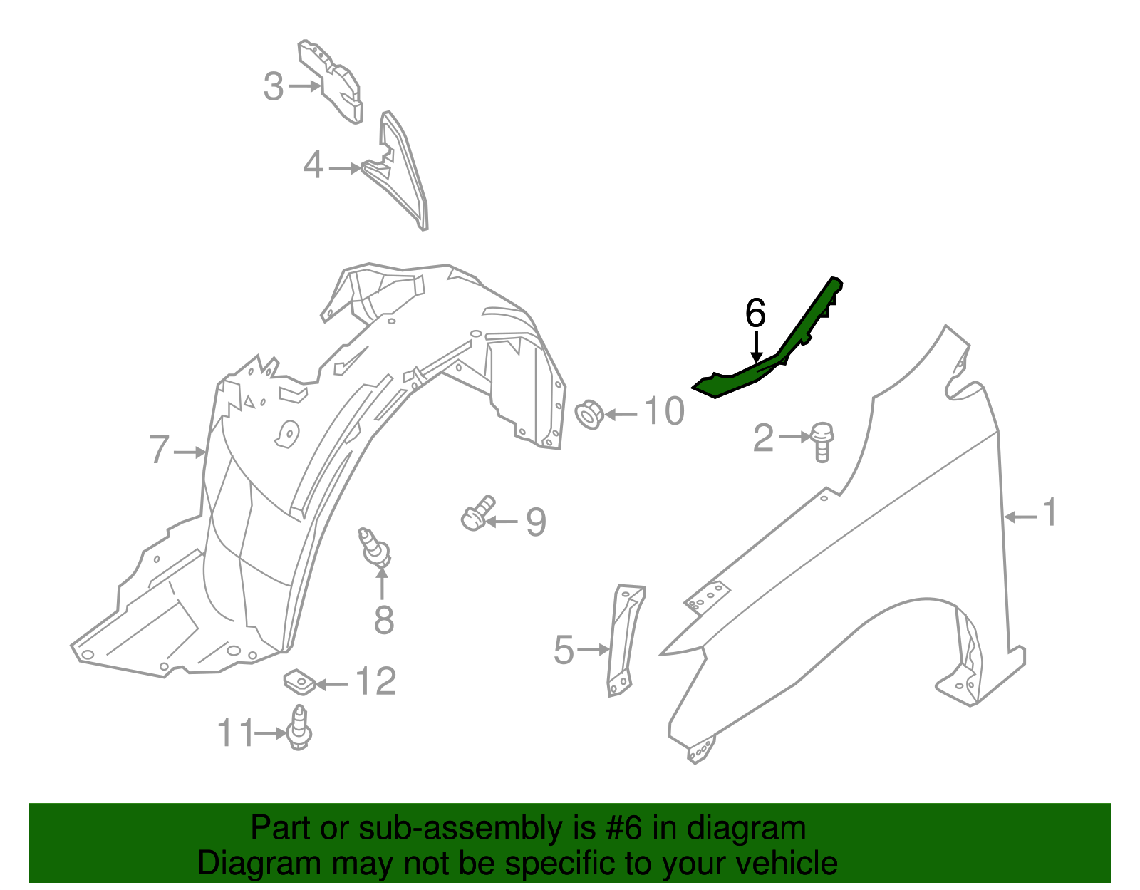 66895-3SG0A - Upper Cover - 2013-2019 Nissan Sentra | Conicelli Nissan