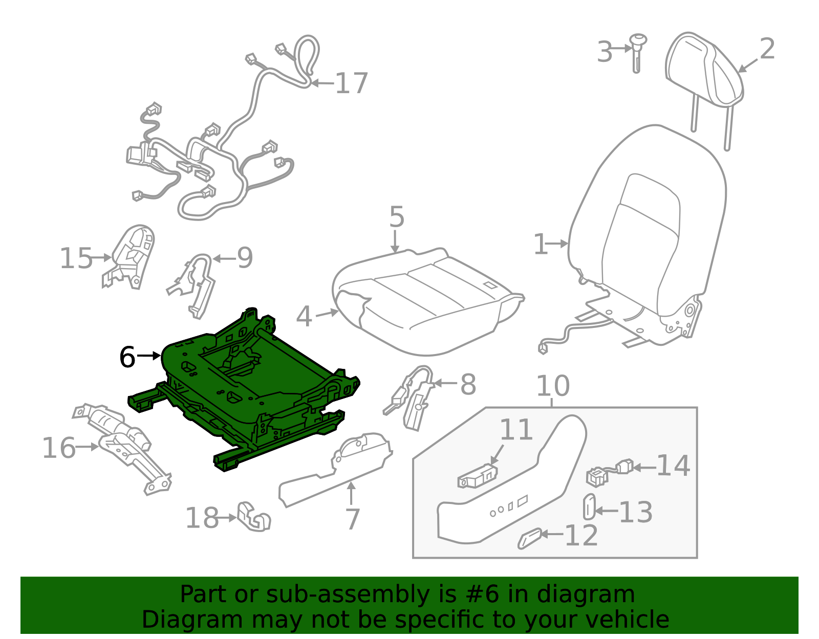 Nissan Seat Track | AutoNation Parts