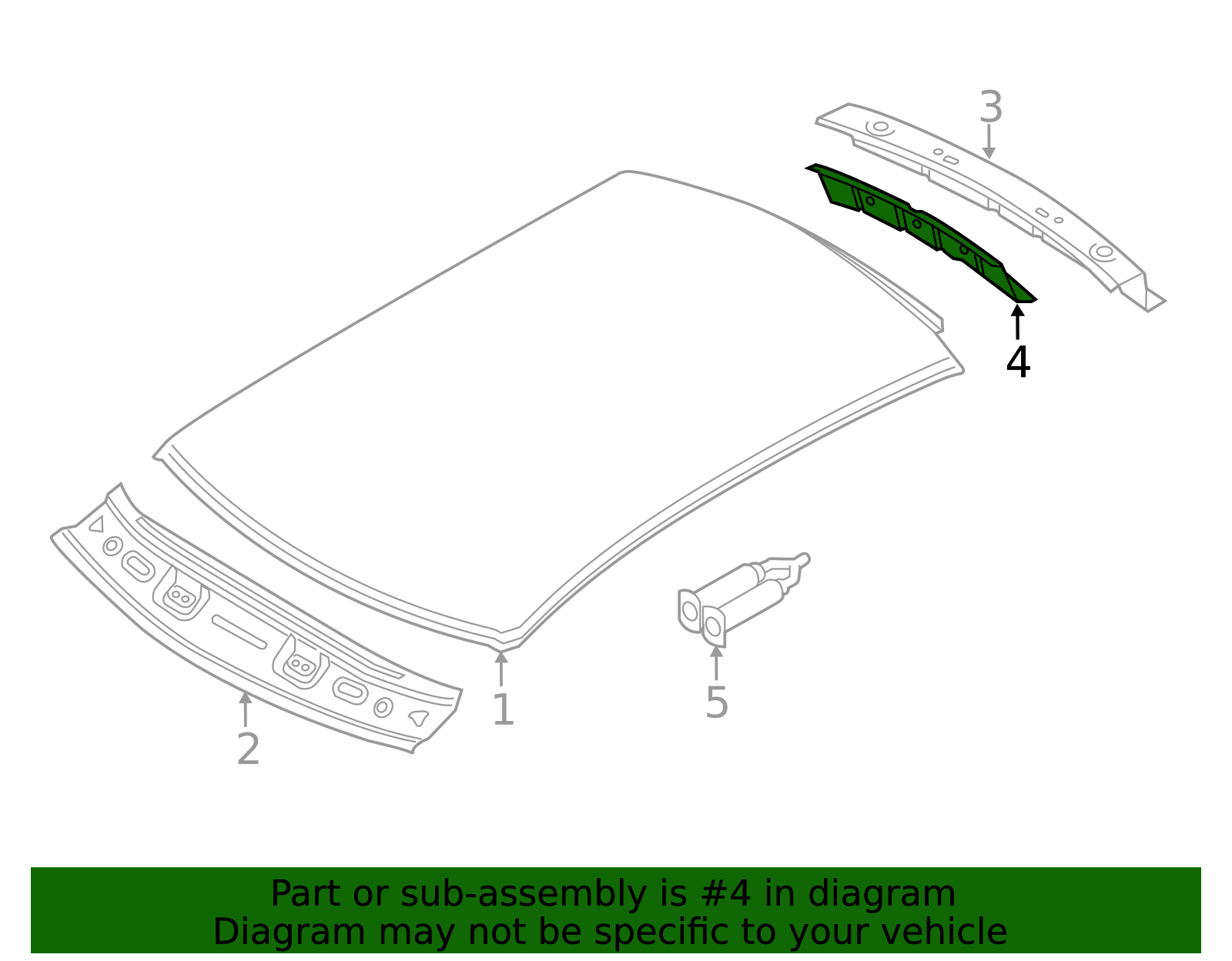 83A-817-983 - Roof Panel Reinforcement 2019-2024 Audi Q3 | Audi OEM Parts