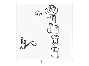Genuine Fuel Pump Assembly for 2015-2019 Hyundai Sonata | Part# 31110 ...