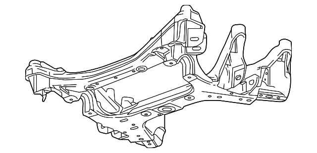 2017-2019 Cadillac CT6 Drivetrain and Front Suspension Cradle 84318455 ...