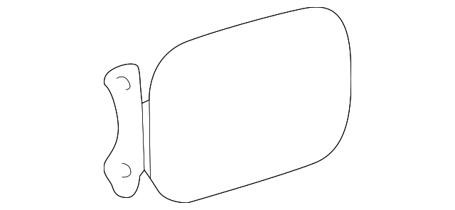 Genuine Toyota Fuel Filler Door part# 77350-20311 for 2000-2005 Toyota ...