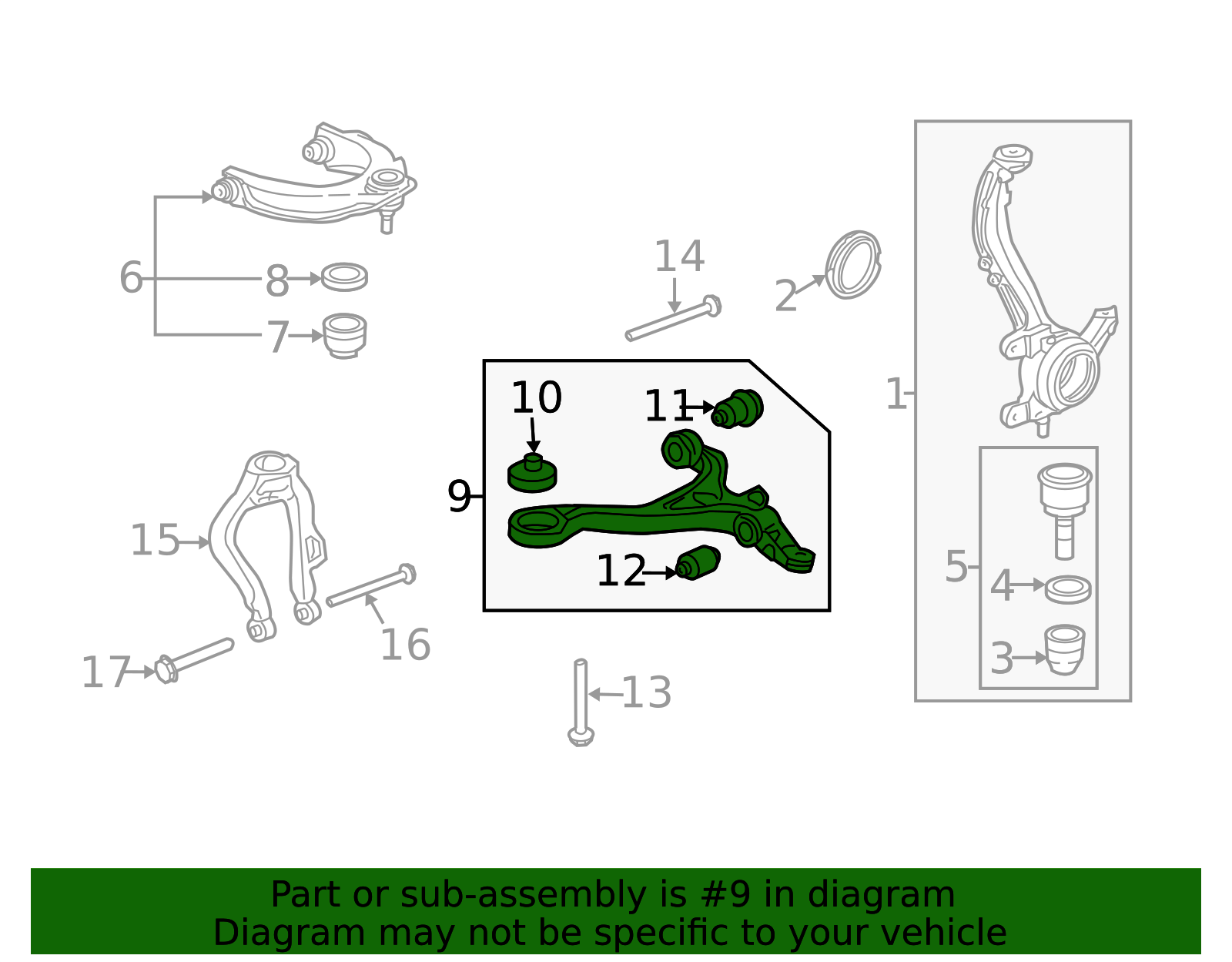 51350-TA0-A00 - Lower Control Arm 2008-2012 Honda Accord | Honda Parts ...