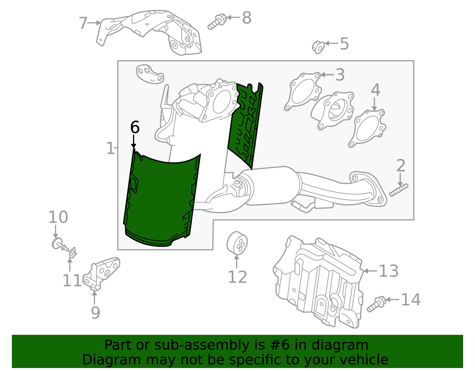 2019 Mazda CX-5 Mnfd W/Converter Shield SHA5-40-870 | Mazda Parts Deals