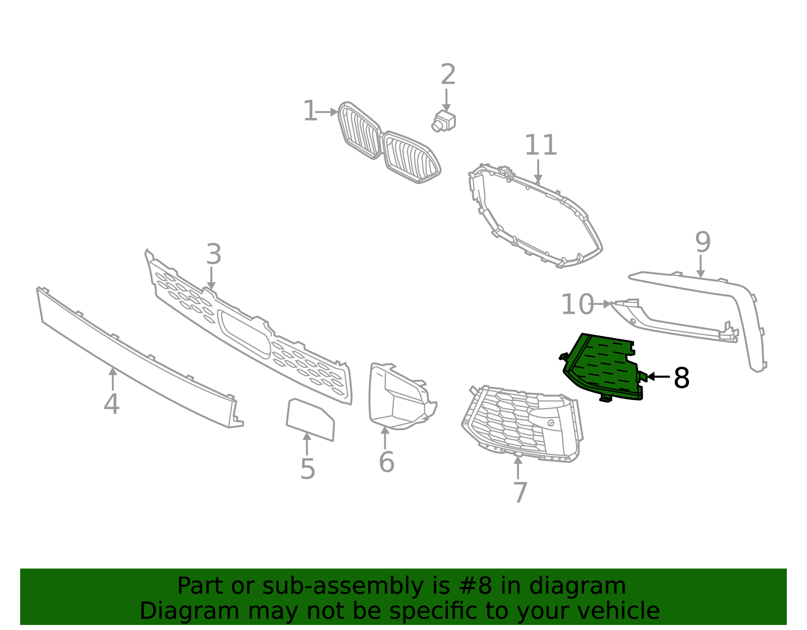 2020-2023 BMW X6 | Insert | 51-11-8-092-291 | OEM Vehicle Parts