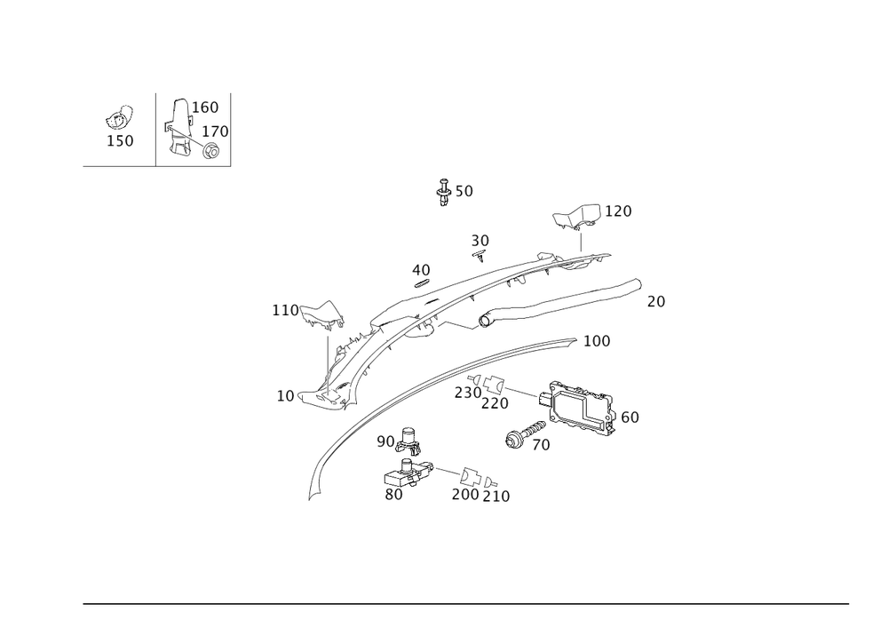 219-830-03-13 - 2006-2011 Mercedes-Benz - Cover | Buy Mercedes Parts Now