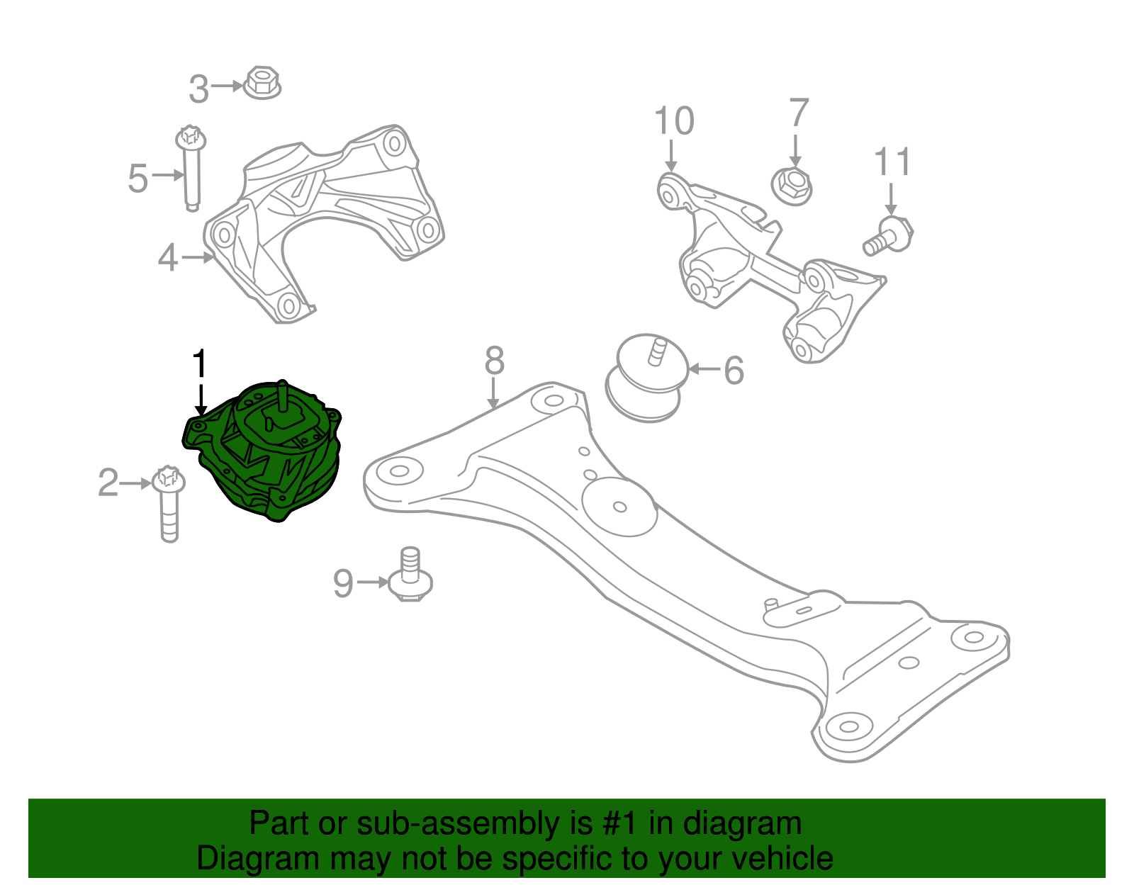 Genuine BMW 22-11-6-855-458 | Mount | FREE Shipping on Most Orders $499 ...