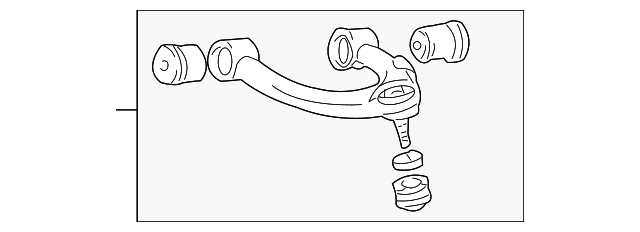 Genuine Toyota Upper Control Arm part# 48610-60030 for 1998-2007 Toyota ...