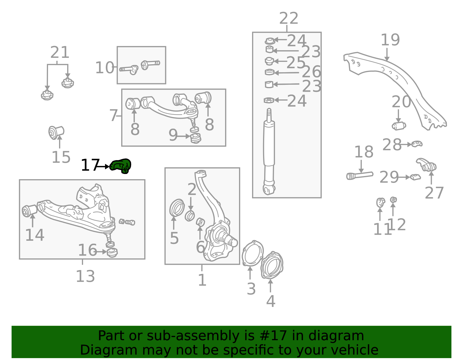 1998-2007 Toyota Land Cruiser Torque Arm 48167-60010 | Toyota Parts Center