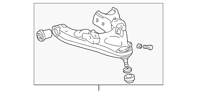 1998-2007 Toyota Land Cruiser Suspension Control Arm (Right, Front ...