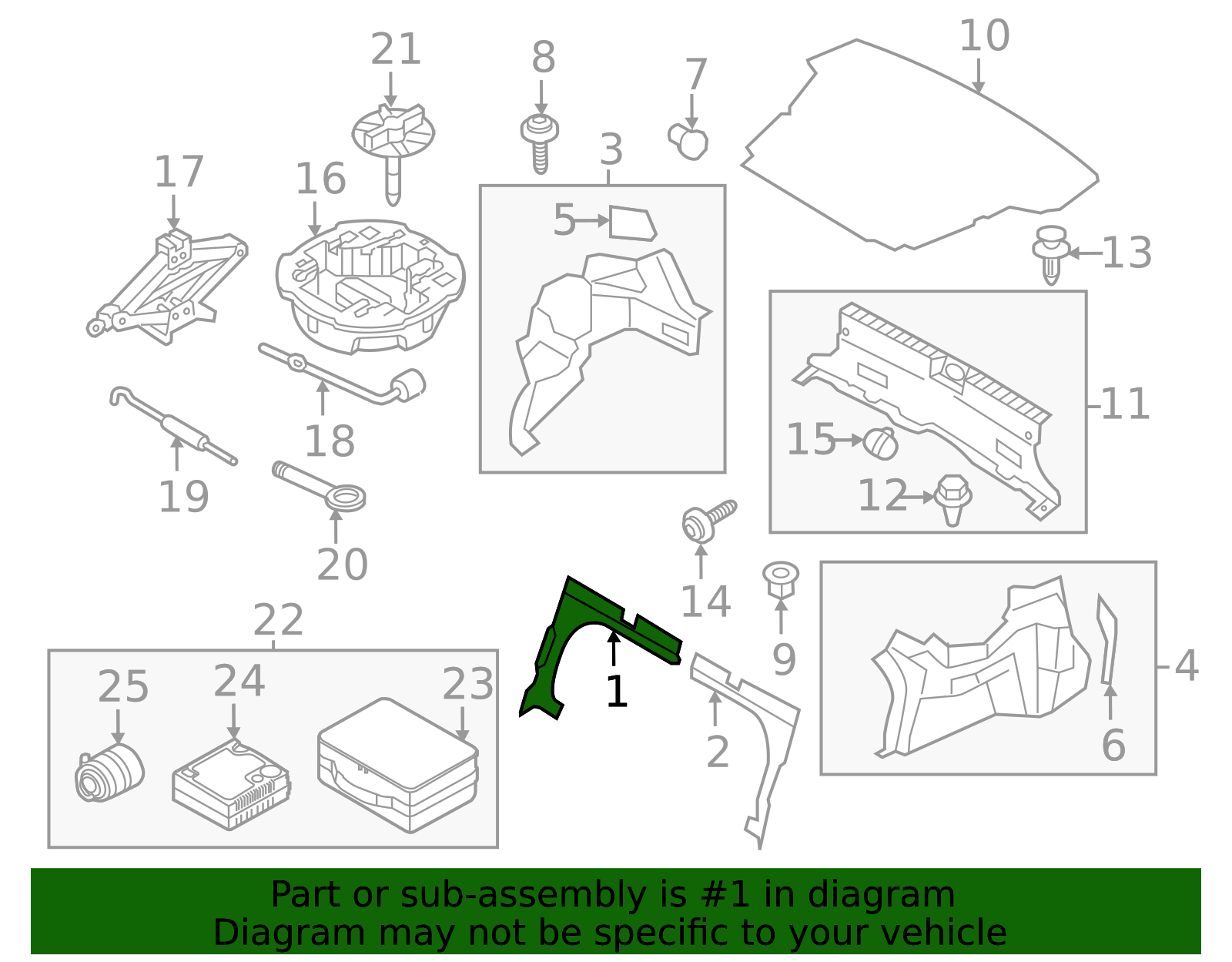 85785-2T000 - Partition Panel 2011-2015 Kia Optima | Kia.Parts Store