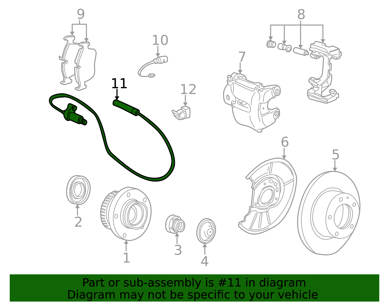34521163027 - 1992-2002 BMW ABS Sensor (34-52-1-163-027) | BMW of South ...