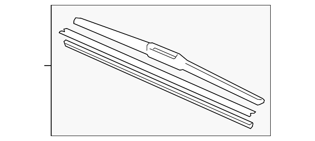 85212-06130 - Windshield Wiper Blade (Right, Front) 2012-2019 Toyota ...