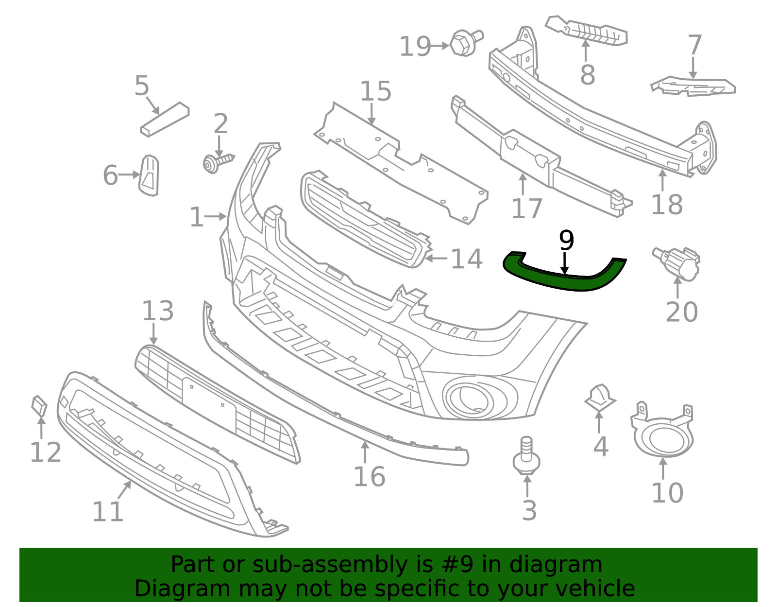 86564-2K510 - Molding 2012-2013 Kia Soul | Kia.Parts Store
