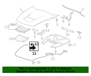 84146213 - Passenger Side Hood Primary Latch 2015-2018 Chevrolet ...