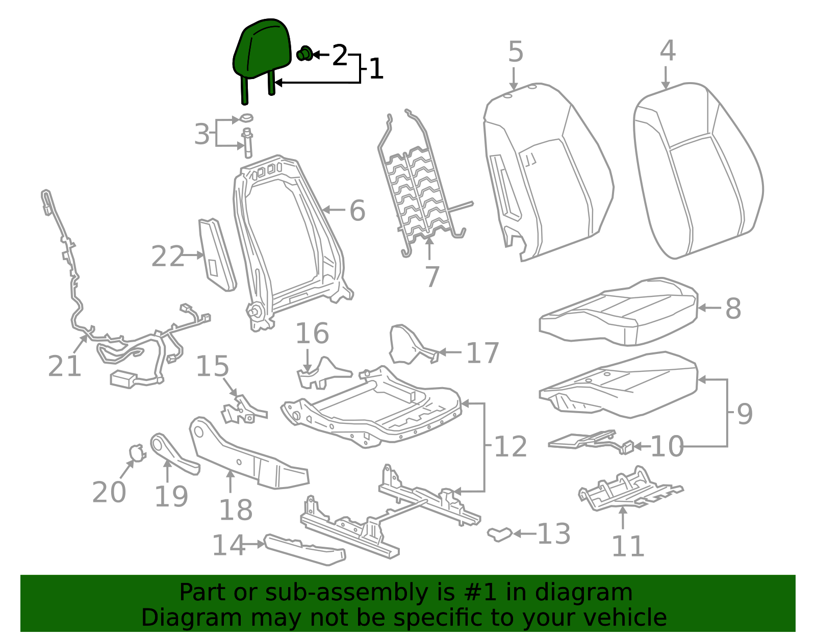 Buy Genuine GM Auto Parts - Restraint (Part # 39140230) | GM Parts Store