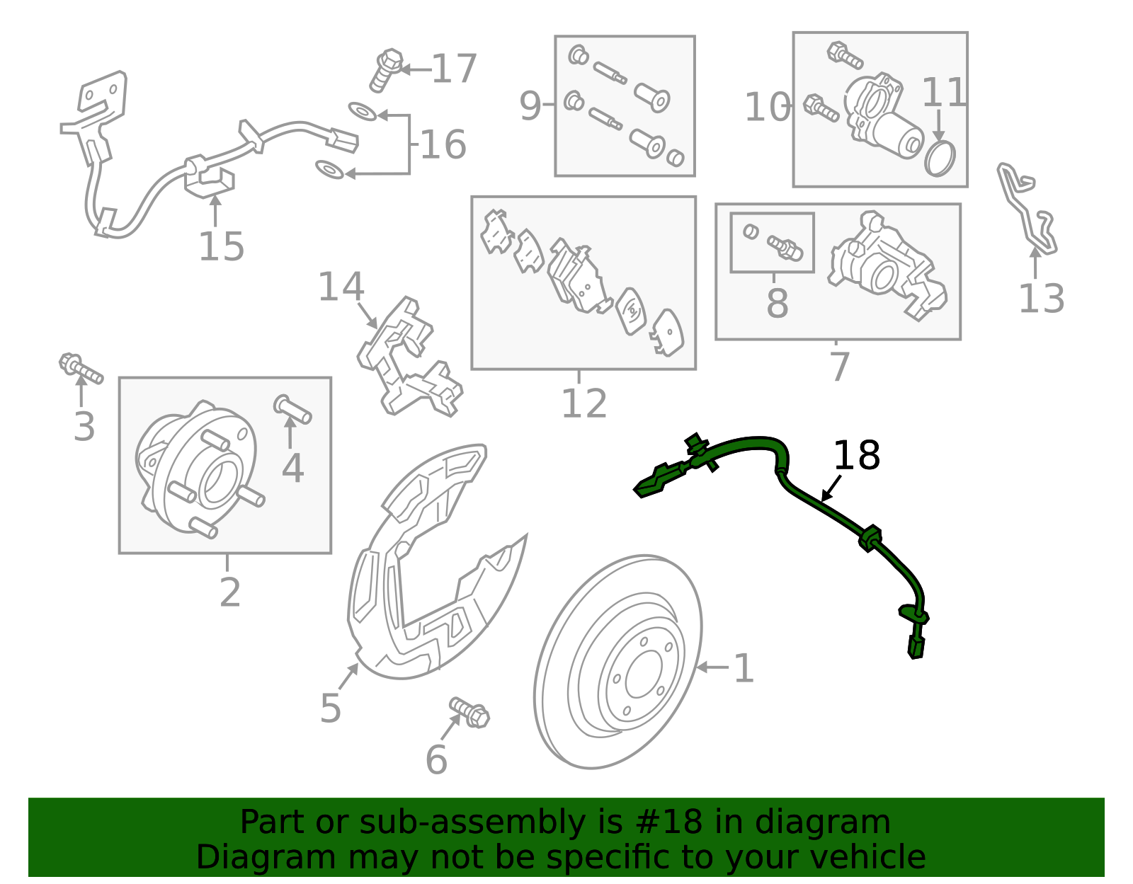 2013-2018 Ford Motorcraft™ ABS Sensor BRAB-603 | QuirkParts