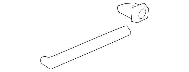 71593-S5A-000 - Spacer R Rear Bumper Side - 2001-2005 Honda Civic ...