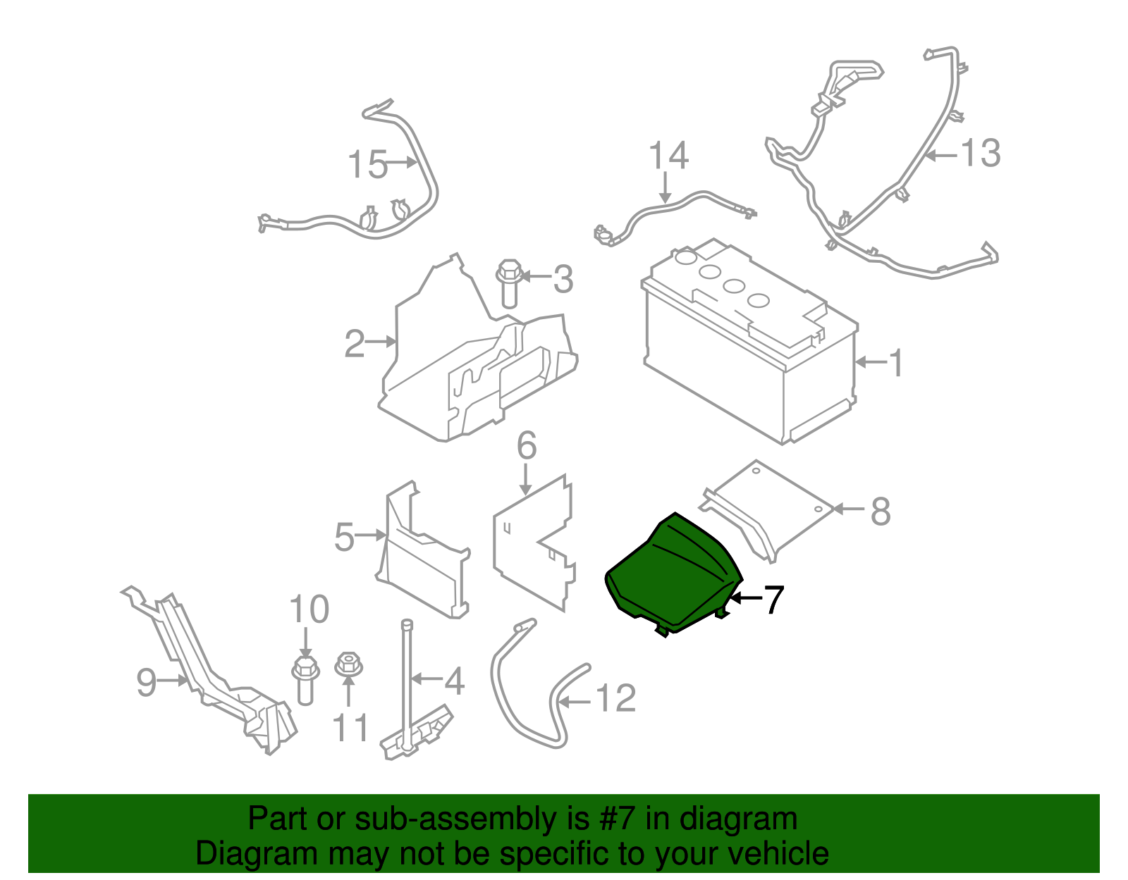 2007-2016 Volvo Battery Cover 31402984 | OEM Parts Online