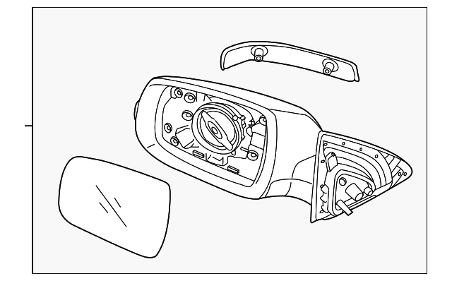 2014 Kia Sorento | Mirror Assembly | 87610-1U700 | Kia Auto Parts