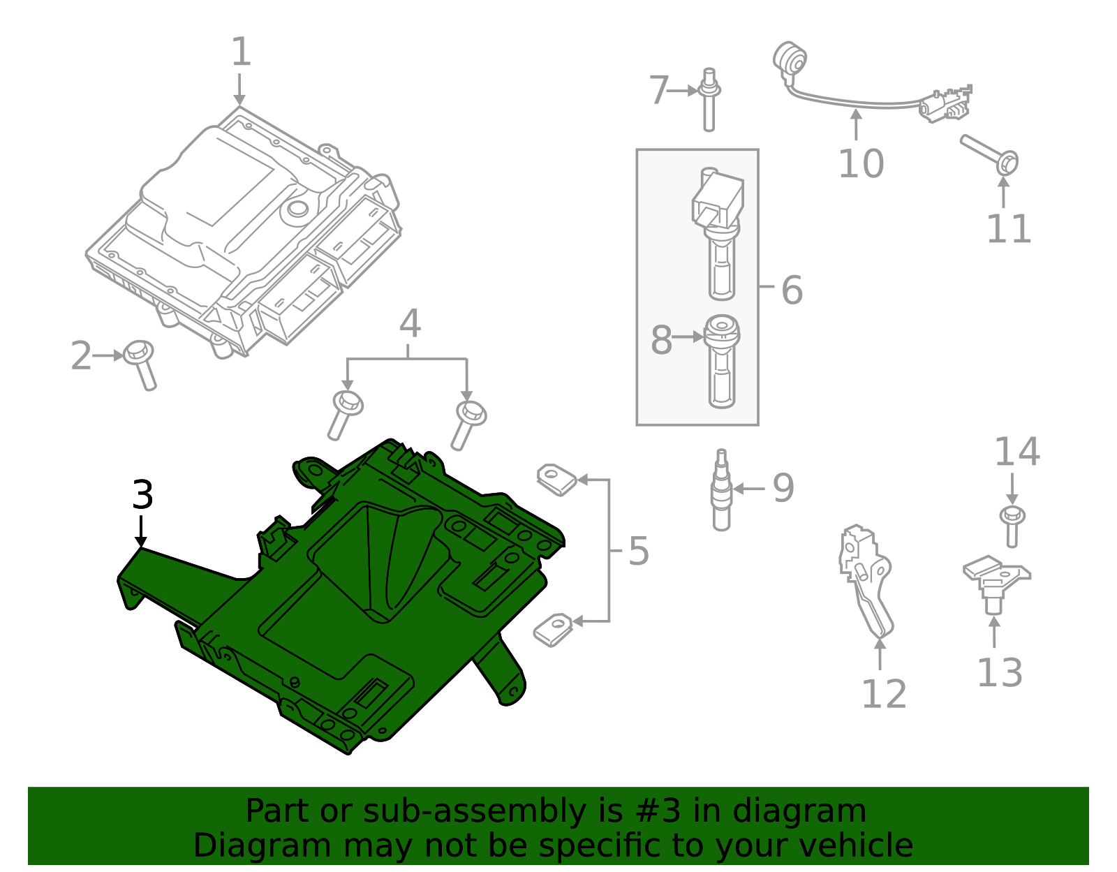 L1MZ-12A659-A - 2020-2024 Ford Explorer - Mount Bracket | Dealer Auto Parts
