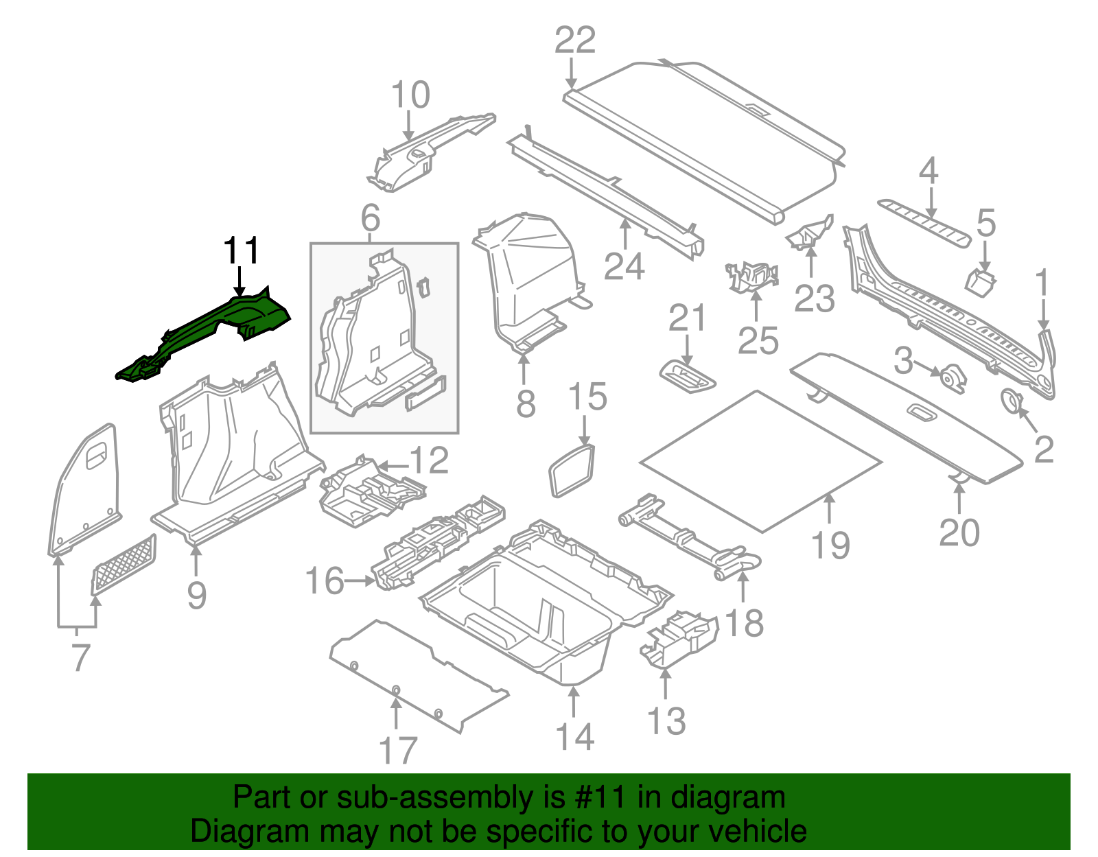 Genuine BMW 51-47-7-293-647 | Upper Trim | FREE Shipping on Most Orders ...