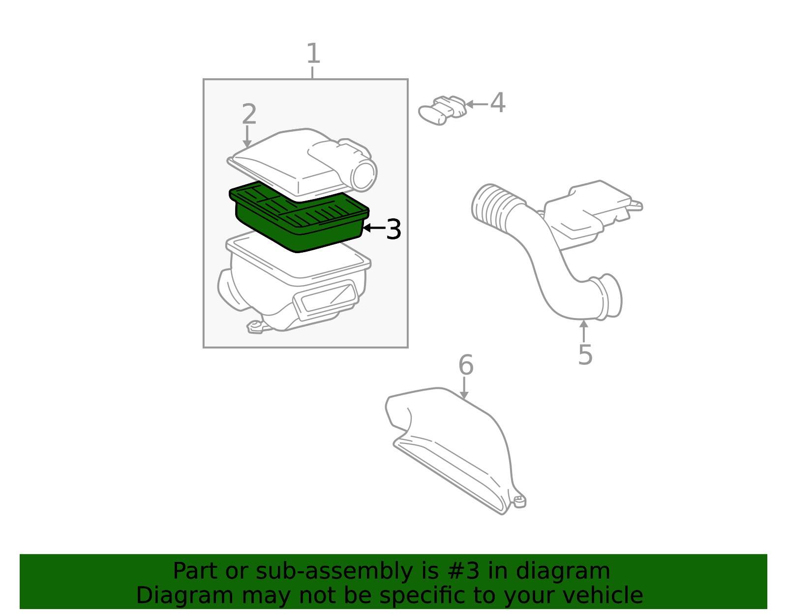 Filter Element 17801-50030 | OEM Parts Online