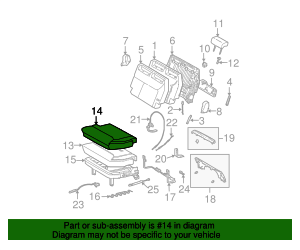 79022-08080-E2 - High-Quality Seat Cushion Cover for 2005 Toyota Sienna ...