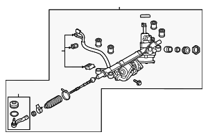 2018-2020 Subaru | 2018-2020 Subaru - Steering Gear | 34110AL211 ...