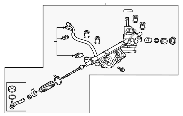 2018-2019 Subaru Steering Gear 34110AL221 | Subaru Parts Store