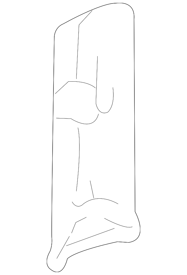 2000-2011 Cadillac Driver Side Center Pillar Outer Panel Reinforcement ...