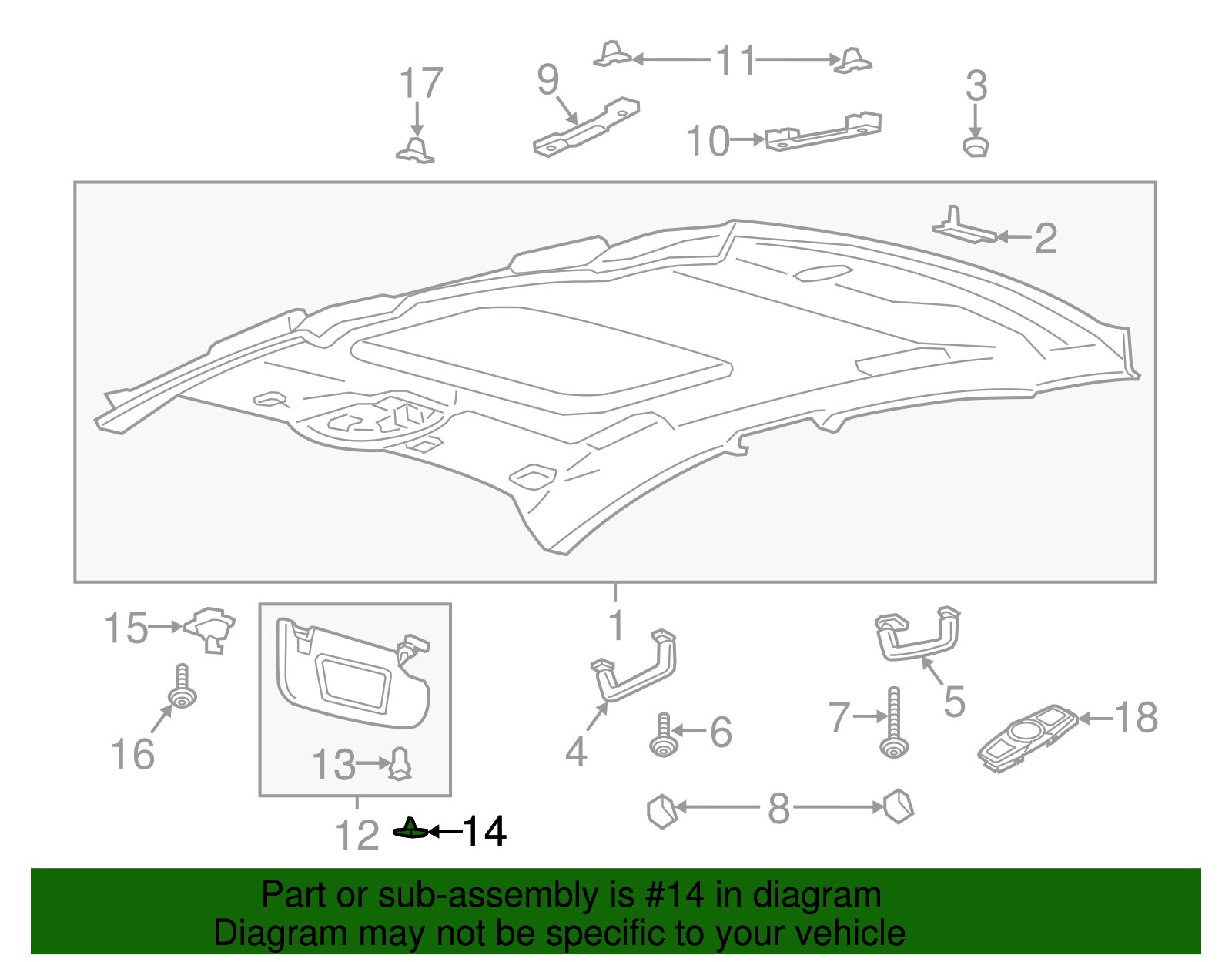 Ford Dealership 2013-2016 Ford Sun-Visor Cap DS7Z-4273-AB | Ford Parts ...
