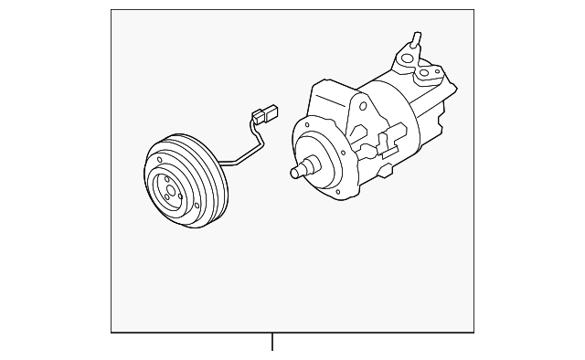 2009-2012 Nissan Compressor Assembly 92600-CJ63E | Bill Kay Nissan Parts